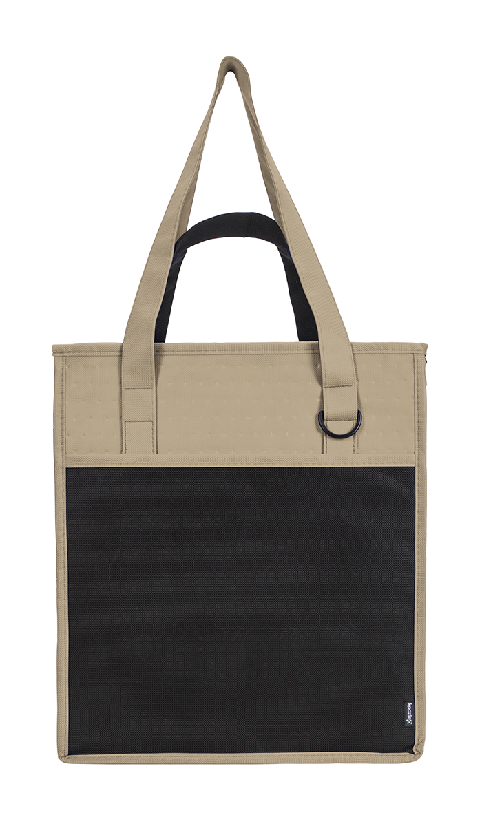Koozie Printed Insulated Supermarket Tote - Queensboro