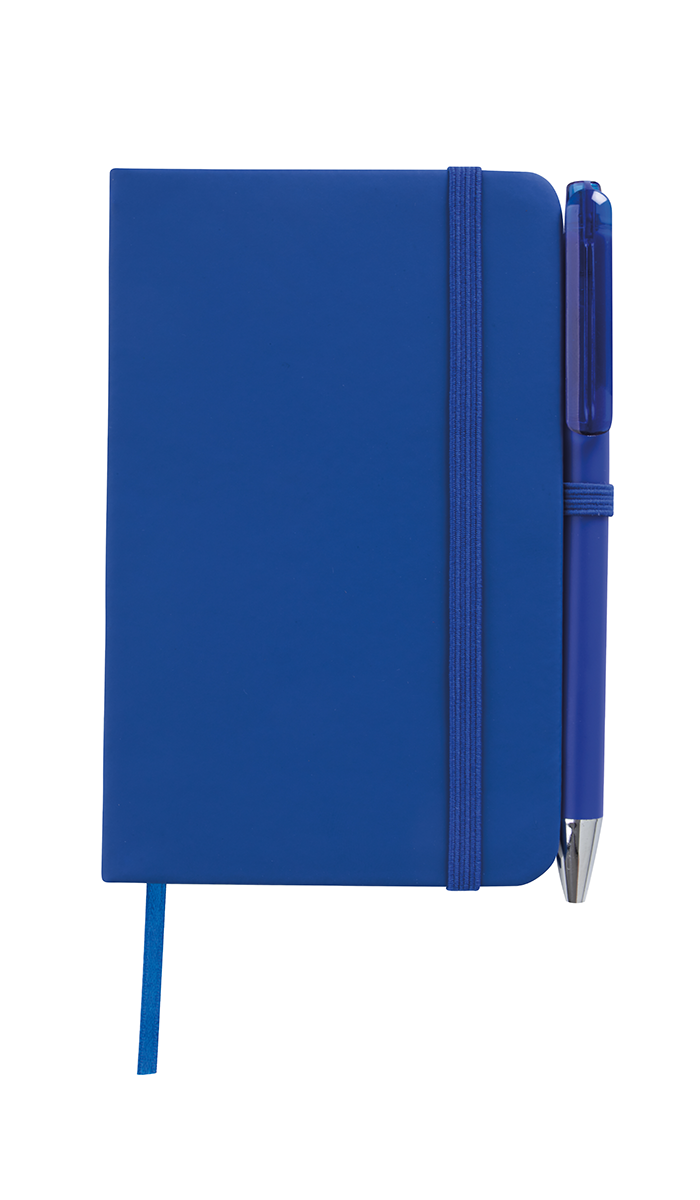 Full Color Print Mini Value Notebook & Pen - Queensboro