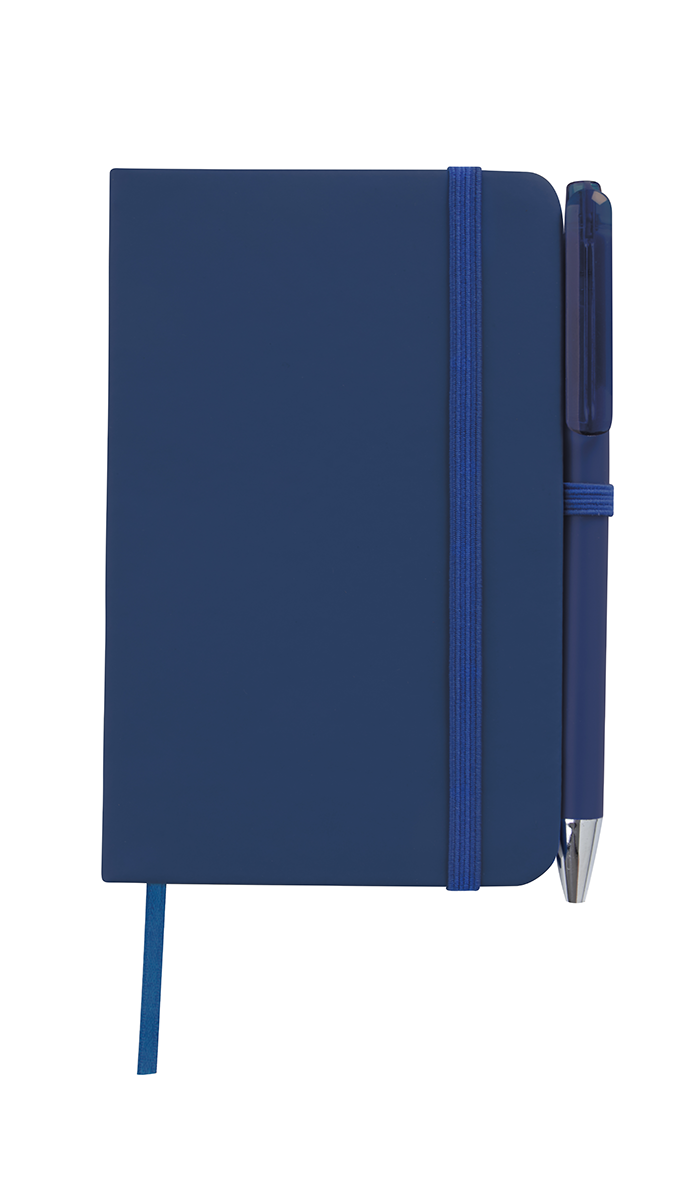 Full Color Print Mini Value Notebook & Pen - Queensboro