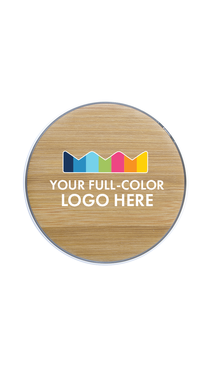 Natural Full Color Print Wireless Charging Pad | Office - Queensboro