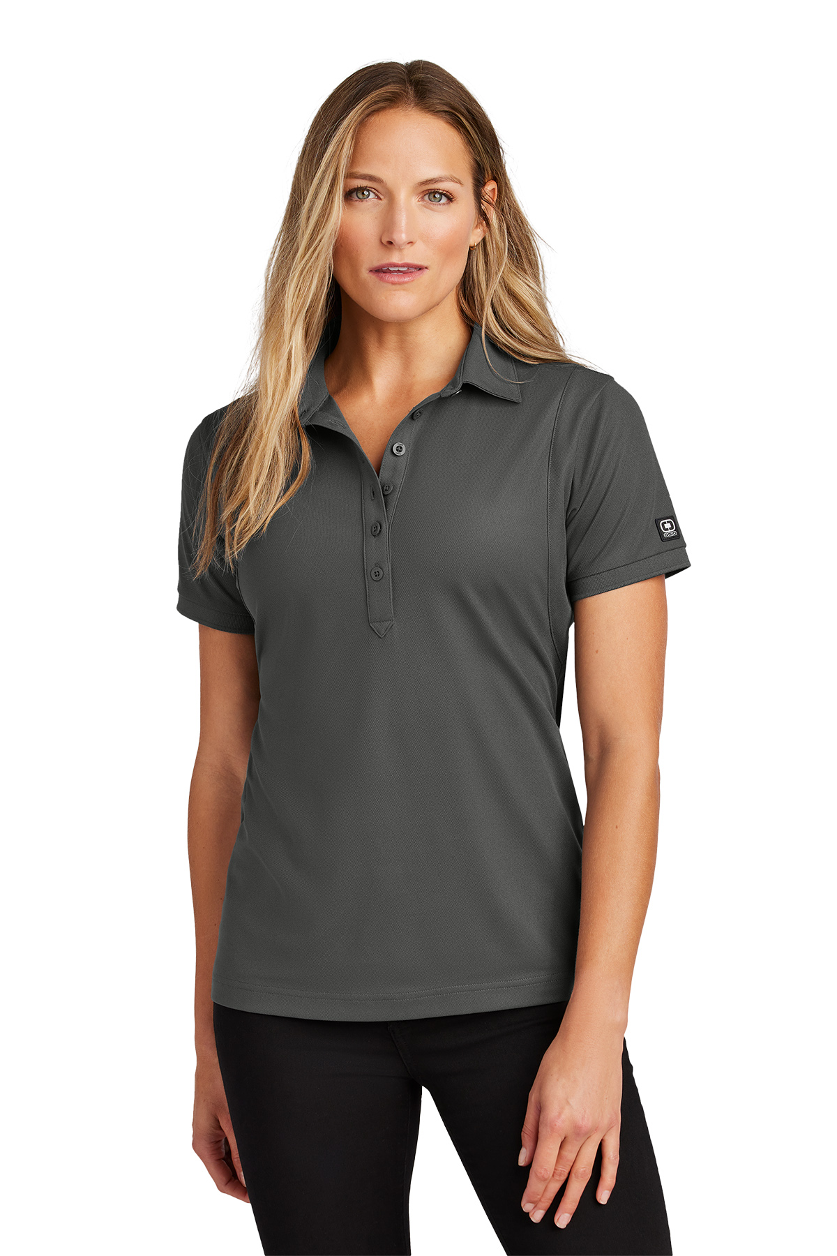 OGIO Embroidered Women's Jewel High Performance Polo - Queensboro