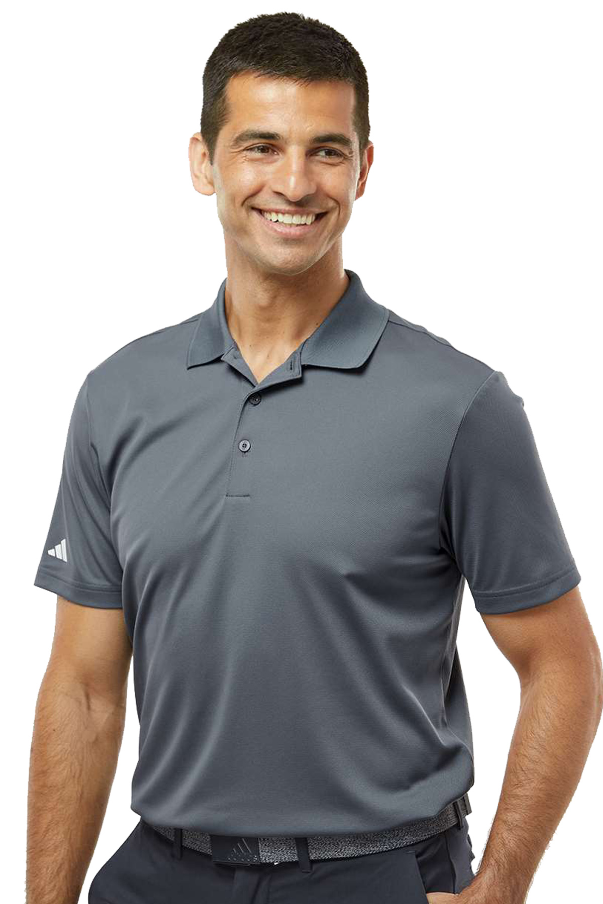 Adidas Embroidered Men's Basic Sport Polo | Polos - Queensboro