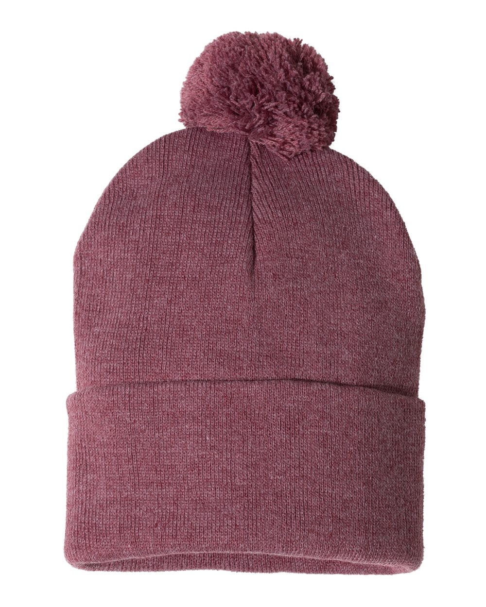 Sportsman Embroidered 12" Pom-Pom Cuffed Beanie - Queensboro