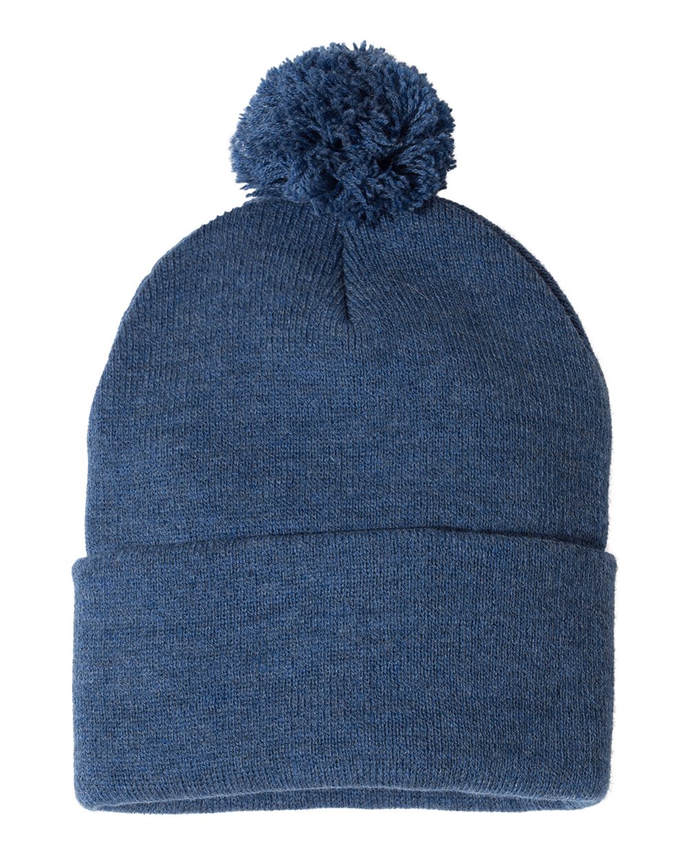 Sportsman Embroidered 12" Pom-Pom Cuffed Beanie - Queensboro