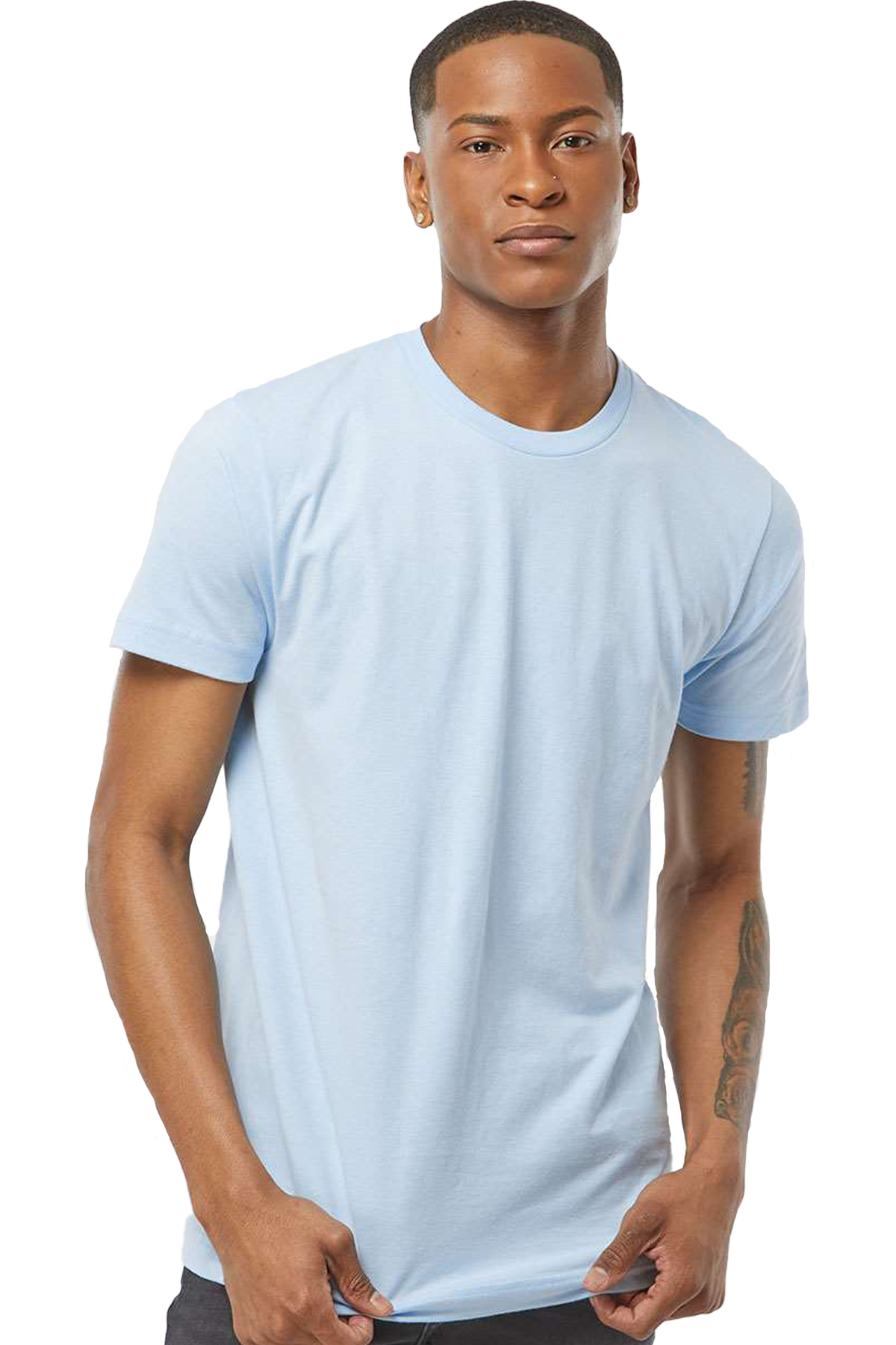Tultex Embroidered Unisex Fine Jersey T-Shirt | T-Shirts - Queensboro