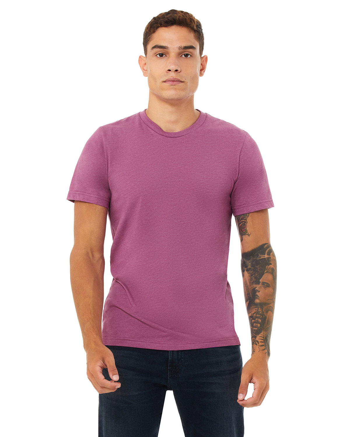 Bella+Canvas Digitally Printed Men's CVC Jersey Tee | T-Shirts - Queensboro