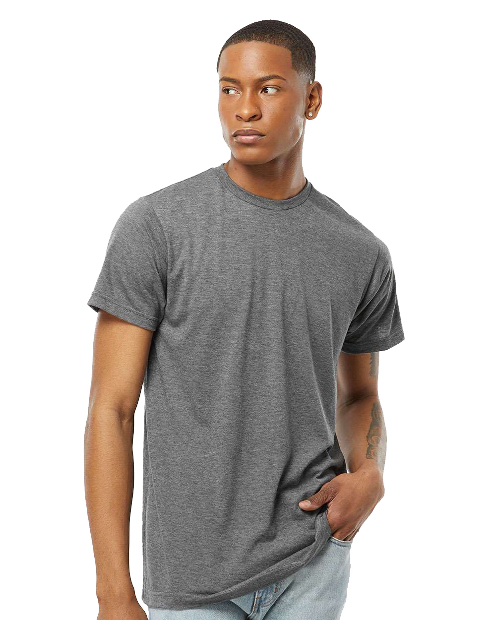Tultex Printed Unisex Poly-Rich T-Shirt - Queensboro