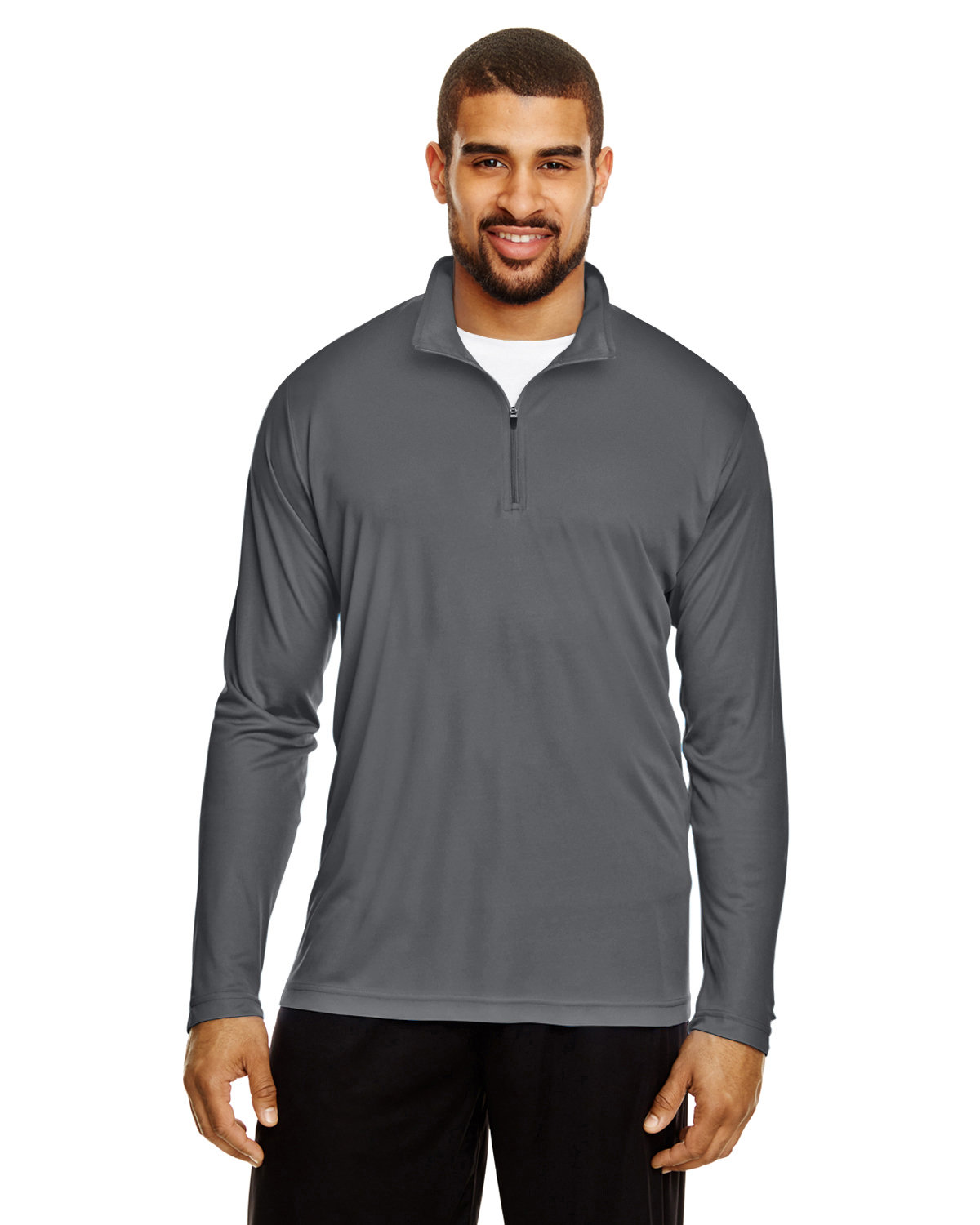 Team 365 Embroidered Men's Zone Performance Quarter-Zip - Queensboro