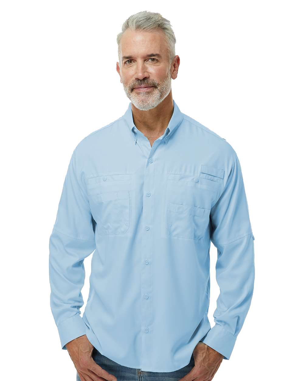 Paragon Embroidered Men's Kitty Hawk Performance Long Sleeve Fishing ...