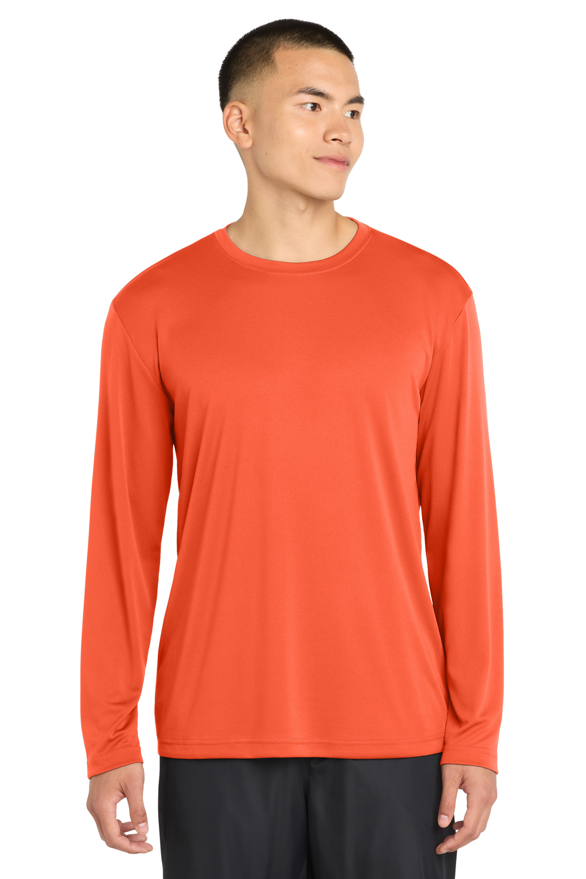 Sport-Tek Printed Men's Long Sleeve Competitor Tee - Queensboro